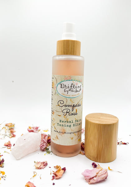 Compass Rose Face Elixir - Drifting by the Sea Organic Skincare