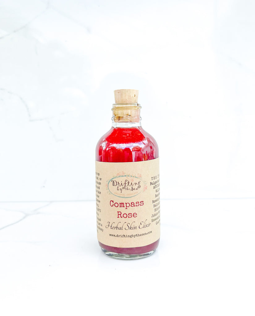 Compass Rose Face Elixir - Drifting by the Sea Organic Skincare