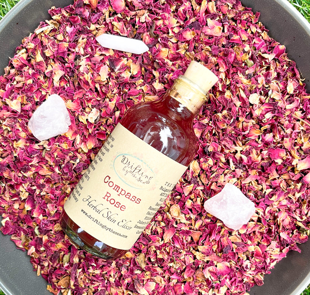 Compass Rose Face Elixir - Drifting by the Sea Organic Skincare