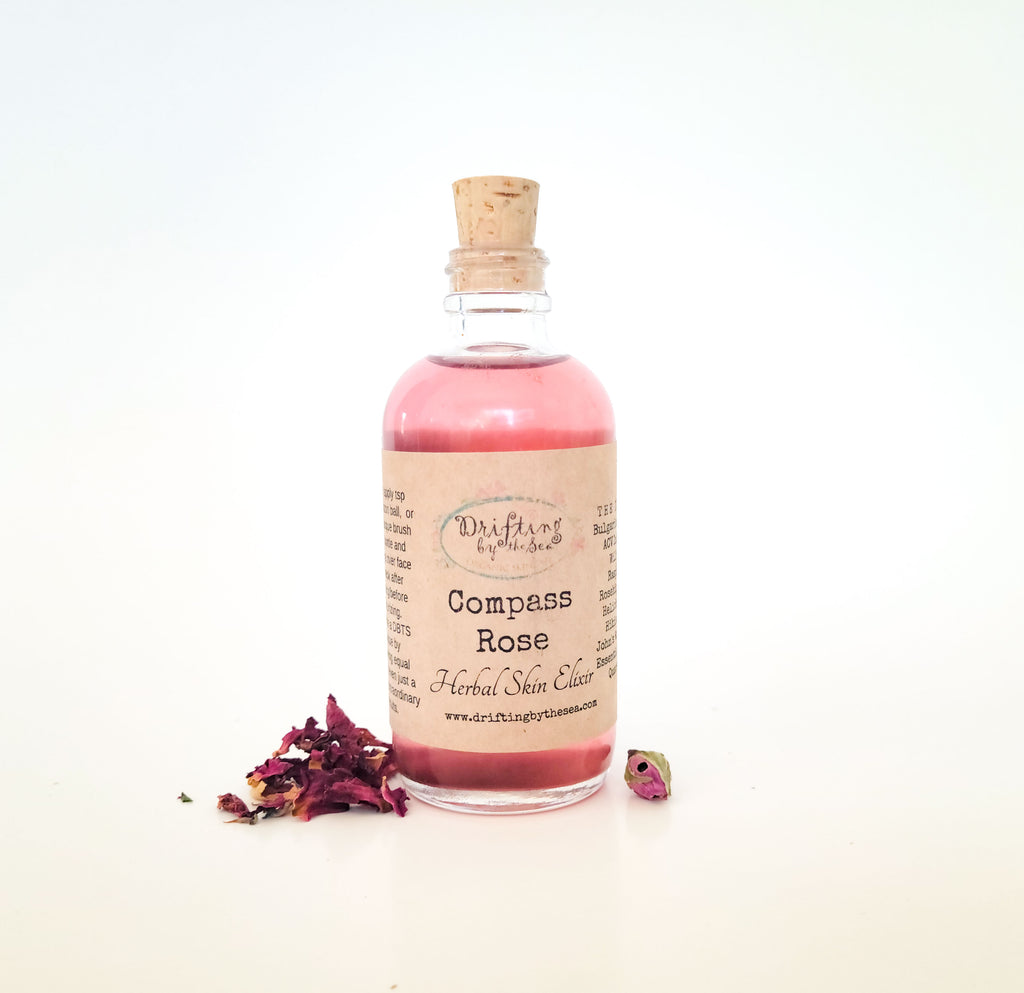 Compass Rose Face Elixir - Drifting by the Sea Organic Skincare